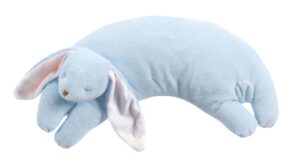 angel dear blue bunny curved pillow