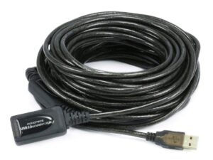 monoprice 49ft 15m usb 2.0 a male to a female active extension / repeater cable (kinect & ps3 move compatible extension)