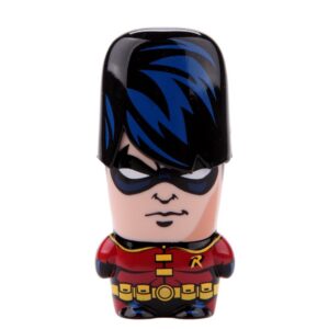 8gb robin dc comics mimobot character usb flash drive with bonus preloaded batman themed mimory content, limited edition by mimoco