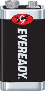 energizer eveready super heavy duty battery, 9 volt size (pack of 18)