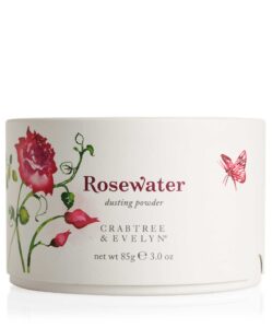 crabtree & evelyn dusting powder, rosewater, 3 oz