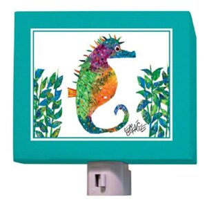 oopsy daisy eric carle's night light, seahorse, 5" x 4"