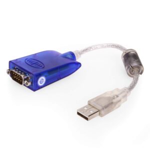 gearmo windows 7, 8 and 10 compatible usb serial adapter ftdi chip rs232 db-9 920k with tx/rx led