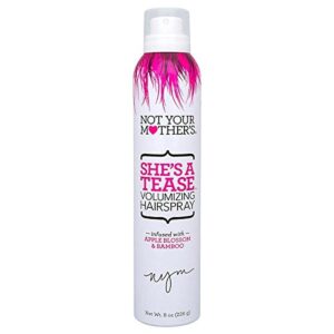 not your mother's she's a tease volumizing hairspray, 8 ounce