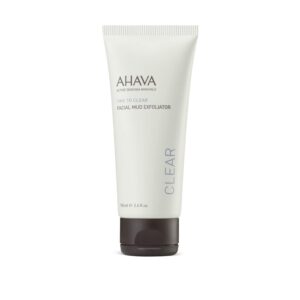 ahava time to clear facial mud exfoliator - gentle mud-based scrub to purify, exfoliate & fresh the skin, unveils radiant, boosts skincare absorption, with osmoter, vitamin e & dead sea mud, 3.4 fl.oz