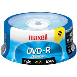 maxell 639011 dvd+r spindle 4.7 gb 25 count