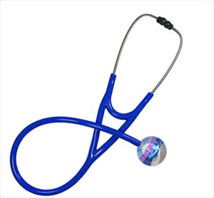 noise cancelling stethoscope with beach scene design - ultrascope - clinical grade - dependable stethoscope - stethoscope medical - single adult