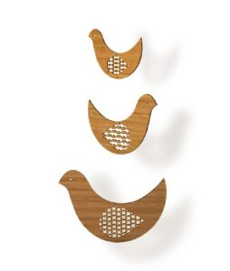 petit collage classic bamboo mobile, bird trio