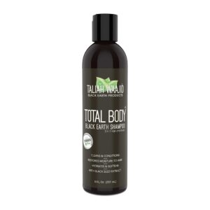 total body black earth shampoo 8oz.