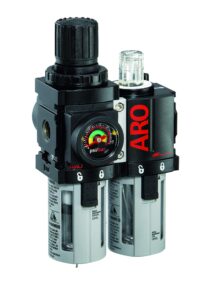 aro c38121-600-vs air filter-regulator-lubricator combination, 1/4" npt