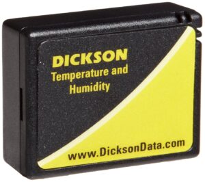 dickson tk550 compact temperature and humidity data logger, -4f to 158f temperature range, 0-95% rh non-condensing humidy range, pack of 12