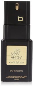 jacques bogart one man show eau de toilette spray (gold edition) for men, 3.33 ounce