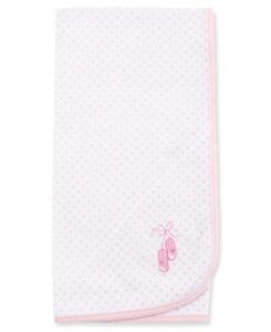 little me unisex baby swaddling receiving blankets, prima ballerina, one size