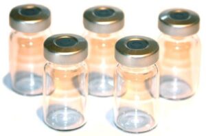 10ml empty borosillicate sealed sterile serum vials - 5 pack