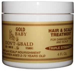 baby don’t be bald gold hair and scalp treatment 4 oz