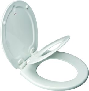 mayfair 83ec 000 nextstep child/adult built-in potty seat with lift-off hinges, multi, round