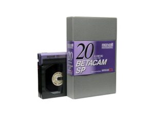 maxell b-20msp betacam sp video tape, 20 minute, small