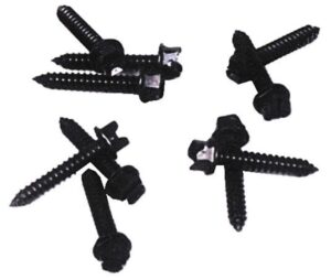 kold kutter pro series snowmobile track and atv tire traction screws - 1" length - 0.190" head height kk-101000-10