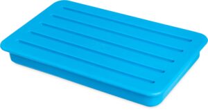 carlisle foodservice products catercooler coldpack for cateraide for catering, events, and restaurants, plastic, 20.75 x 12.75 x 2.5 inches, blue