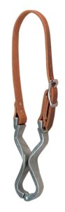 weaver leather harness leather and aluminum cribbing strap russet, 1 inch