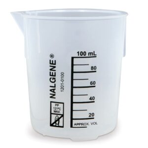 nalgene griffin beaker, low form, polypropylene, 100 ml