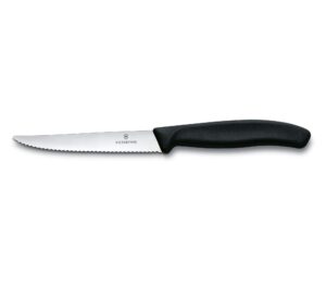 victorinox swiss army 6.7233.20-x3 swiss classic steak knife black 10 in