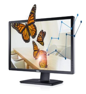 dell ultrasharp u2412m 24-inch screen led-lit monitor, black