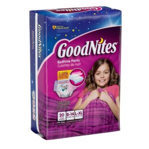 goodnites underwear - girl - large/x-large - 20 ct