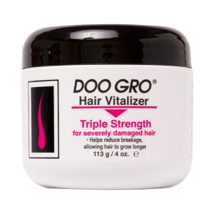 doo gro hair vitalizer triple strength for severely damaged hair, 4 oz (pack of 2)