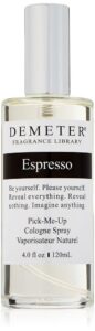 demeter unisex cologne spray, espresso, 4 ounce