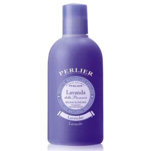 perlier lavender foam bath natural & calming aromatherapy bubble bath for women & men, rich foaming formula provides deep moisturization, hydration for all skin types, (16.9 fl oz.)