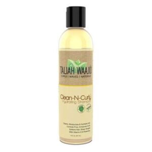 taliah waajid curls, waves and naturals clean-n-curly hydrating shampoo - this hydrating shampoo is designed to gently cleanse, replenish moisture to dry hair and scalp 8oz