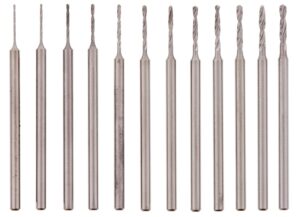 uniform shank twist drills, 12 piece set | drl-250.02