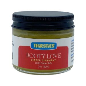 thirsties booty love diaper ointment, 2 ounce