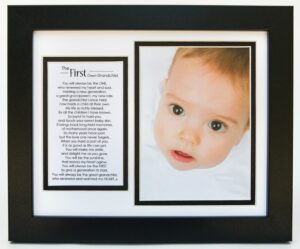 the grandparent gift co. first great-grandchild photo frame