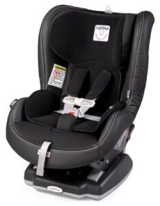 peg perego primo viaggio convertible - reversible car seat - rear facing for children 5 to 45 lbs and forward facing for children 22 to 65 lbs - made in italy - licorice (black)