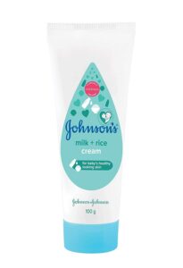 johnson's baby milk + rice cream - 100g - combination of natural milk extracts & vitamin e