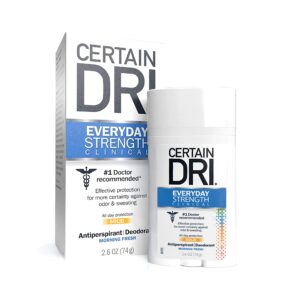 certain dri a.m solid antiperspirant/deodorant 2.6 oz (2 pack)