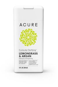 acure curiously clarifying shampoo - lemongrass, 8 fl. oz. (packaging may vary)