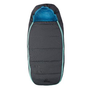 quinny buzz stroller footmuff, blue scratch