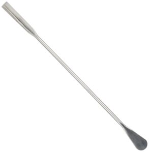 heathrow scientific hd15909 spatula with flat end and spoon end, 9" overall length