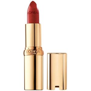 l’oréal paris colour riche original creamy, hydrating satin lipstick with argan oil and vitamin e, blazing lava , 1 count