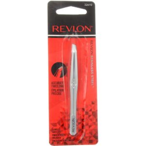 revlon stainless steel accurate tweezing 1 ea(pack of 3)