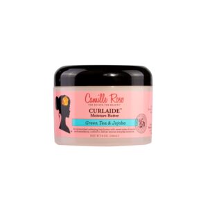 camille rose curlaide moisture butter, hair styling cream for intense moisture to strengthen and nourish strands, 8 oz