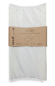 oeuf pure and simple contoured changing pad, natural