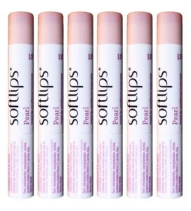 softlips tinted lip conditioner/moisturizer, pearl, 0.07 oz (pack of 6)