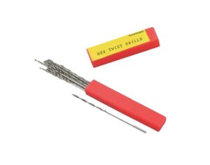 10 pack high speed steel twist drill #59, 0.041 inch diam.