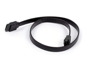 monoprice 18inch sata 6gbps cable w/locking latch - black