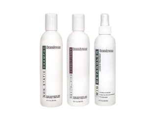 brandywine shampoo, conditioner & detangler wig care kit (8 oz. each)