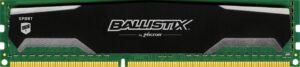 ballistix sport 8gb single ddr3 1600 mt/s (pc3-12800) udimm 240-pin memory - bls8g3d1609ds1s00